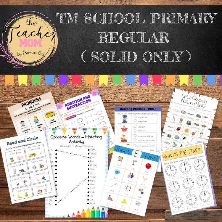 TM FONTS - TM School Primary Regular (Solid only) - Personal use ...